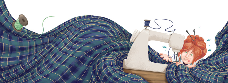 The Kilted Coo – Artwork Preview – Rachel McGaw